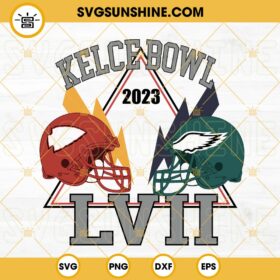 Kelce Bowl 2023 SVG, Chiefs Vs Eagles Super Bowl 2023 SVG PNG DXF EPS ...