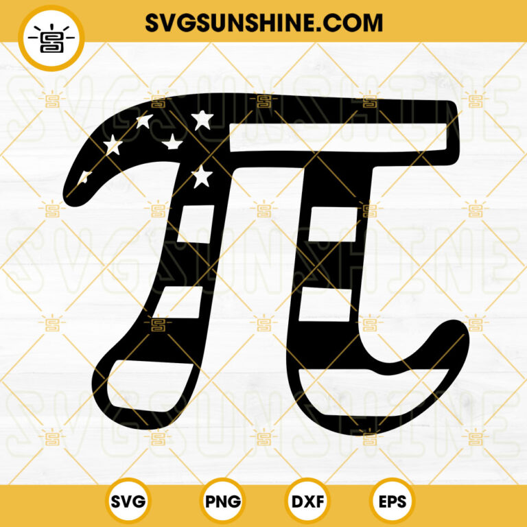 American Pi Symbol SVG, Love Math SVG, American Teacher SVG, Happy Pi ...