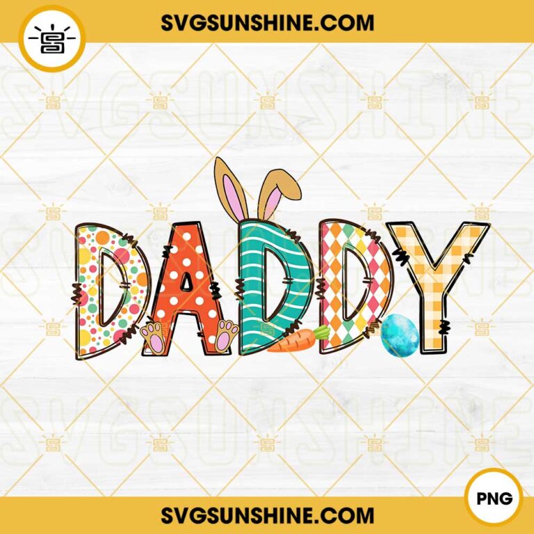 Daddy Easter PNG, Bunny Father PNG, Cute Easter Family PNG Sublimation
