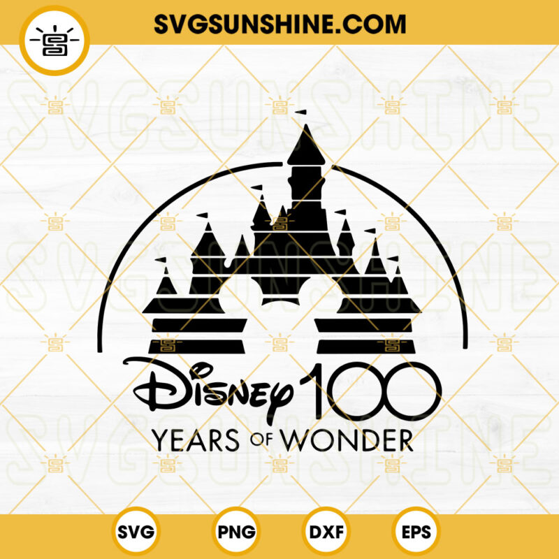 100 Years Of Wonder Mickey Minnie SVG, Disneyland 100th Anniversary SVG ...