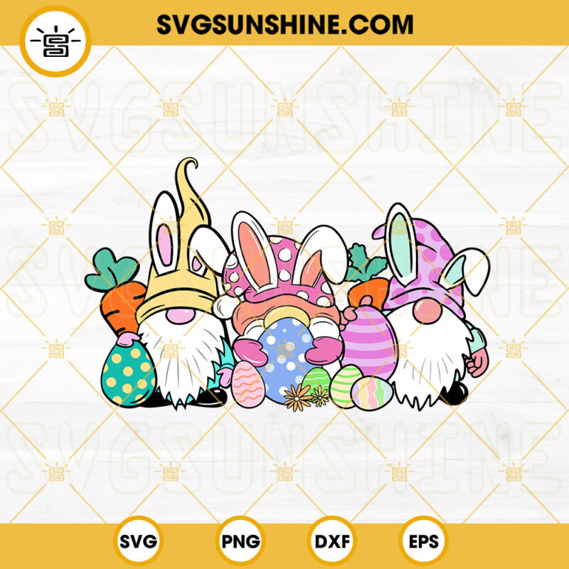 Gnomes Easter Egg SVG, Easter Bunny SVG, Happy Easter SVG PNG DXF EPS ...