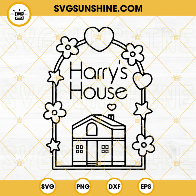 Harry's House SVG, Harry Styles Album SVG PNG DXF EPS Digital Files