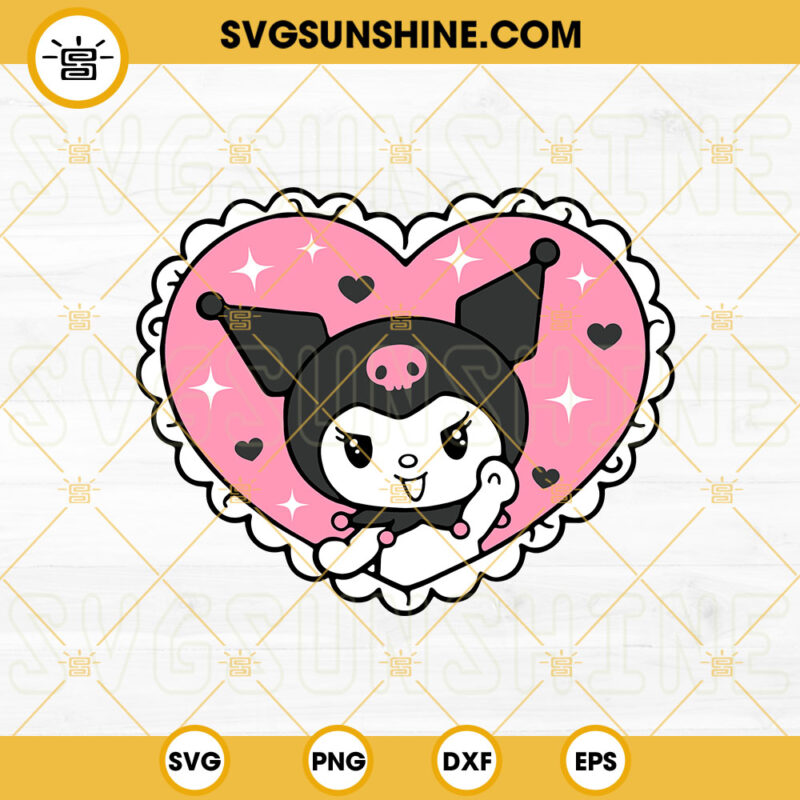 Cinnamoroll Kitty In Heart SVG, Cinnamon Hello Kitty SVG, Cute Sanrio ...