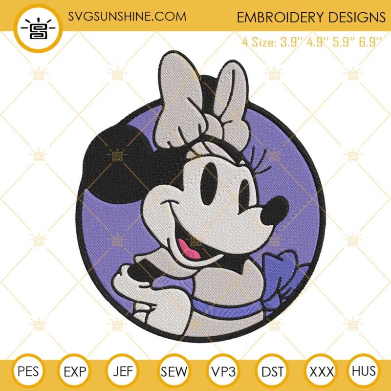Minnie Mouse Embroidery Files, 100 Years Of Wonder Embroidery Designs
