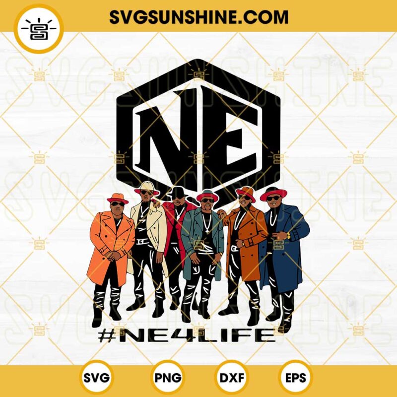 Ne4life SVG, New Edition SVG, R And B Group Music SVG PNG DXF EPS ...