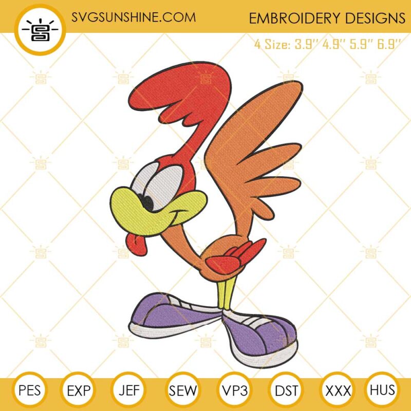 Little Beeper Embroidery Design, Tiny Toon Adventures Embroidery File