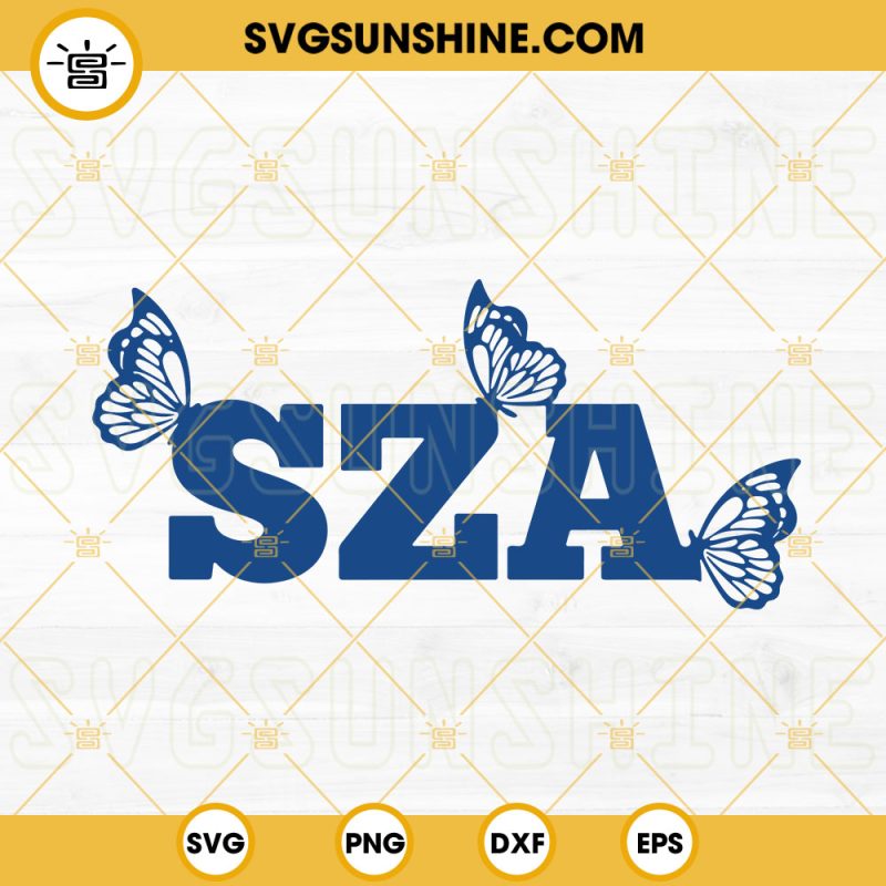 SZA Butterfly SVG, SZA SOS Tour SVG, North American Tour 2023 SVG PNG ...