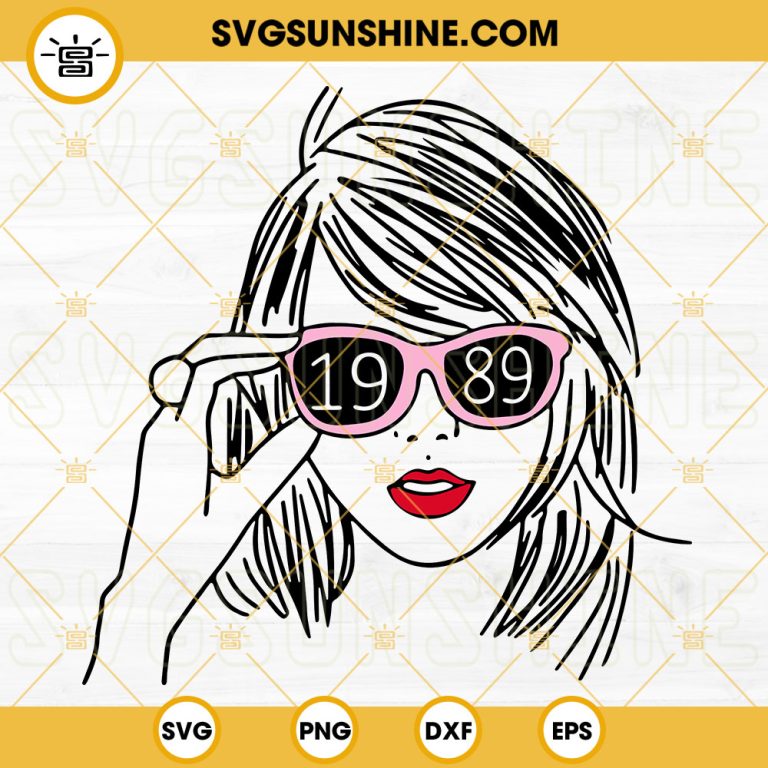 Taylor Swift 1989 Glasses SVG, Midnights SVG, Eras Tour SVG, Swiftie ...
