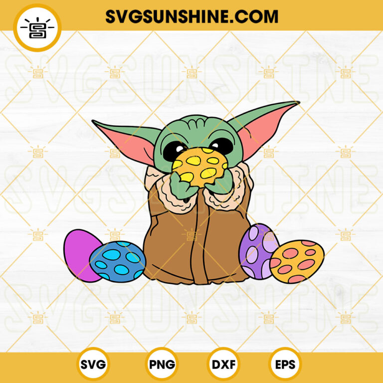 Baby Yoda Easter Svg, Baby Yoda Svg, Easter Svg, Bunny Ears Svg, Easter ...