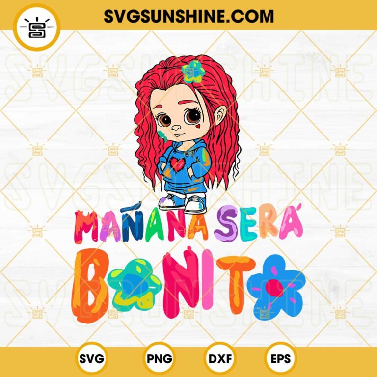 Karol G Red Hair Manana Sera Bonito SVG PNG DXF EPS Files