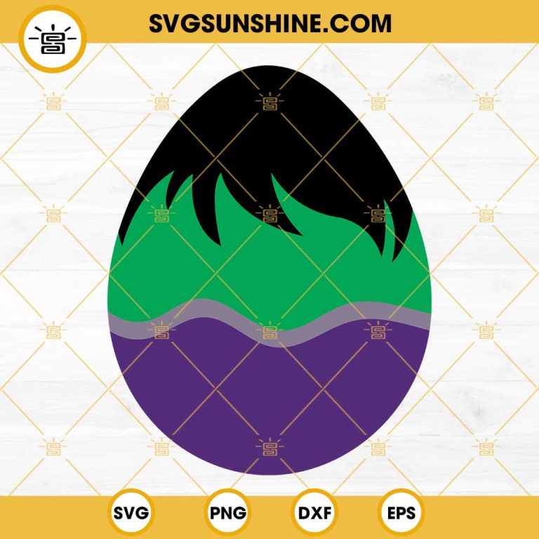 Hulk Easter Egg SVG, Avengers Happy Easter SVG, Marvel Super Heroes ...