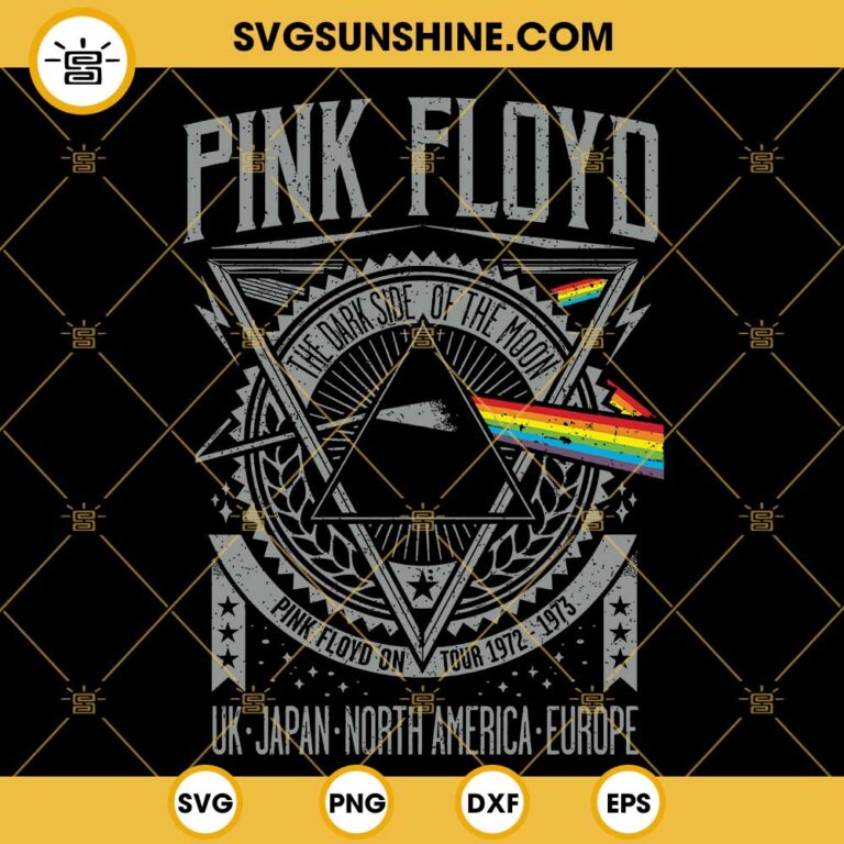 Pink Floyd SVG, The Dark Side Of the Moon SVG PNG DXF EPS Cricut