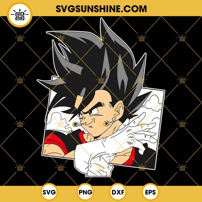 Vegito SVG, Dragon Ball Z SVG PNG DXF EPS Cricut