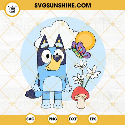 Chilli Heeler And Bandit Heeler Dance Mode SVG, Bluey Family Dancing ...