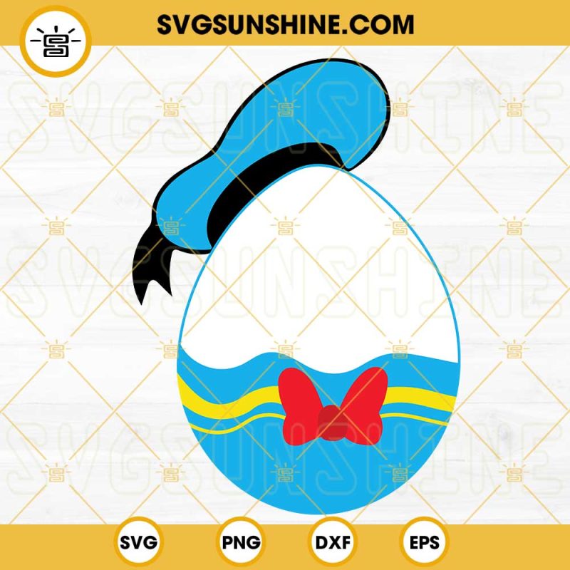 Donald Duck Easter Egg SVG, Cute Easter SVG, Disney Friends Easter SVG ...