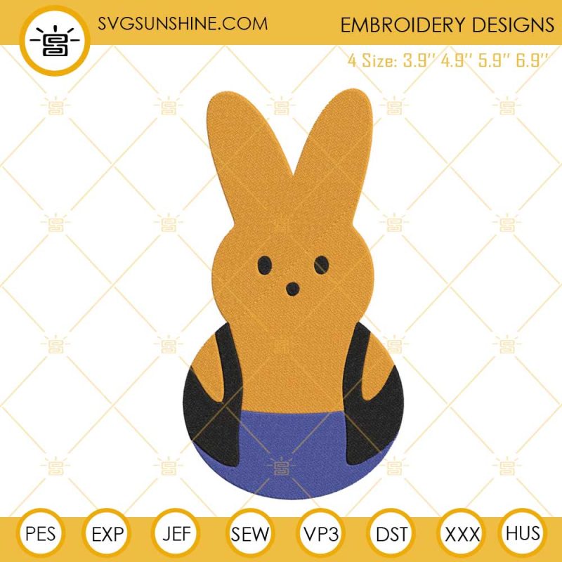 Goofy Peeps Embroidery File, Cute Disney Easter Embroidery Design