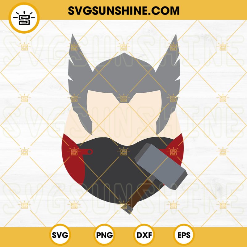 Thor Easter Egg SVG, Avengers Easter Egg SVG, Marvel Hero Easter SVG ...