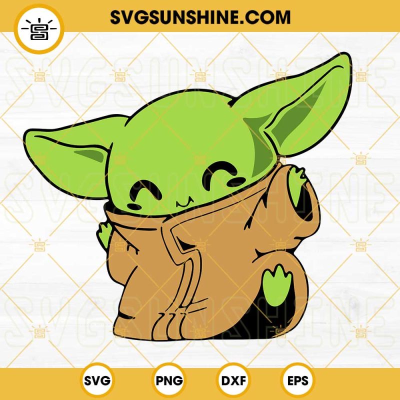 Baby Yoda SVG, Cute Grogu SVG, Disney Star Wars SVG, The Mandalorian ...