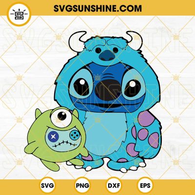 Stitch Monsters Inc SVG, Lilo And Stitch SVG, Monsters University SVG ...