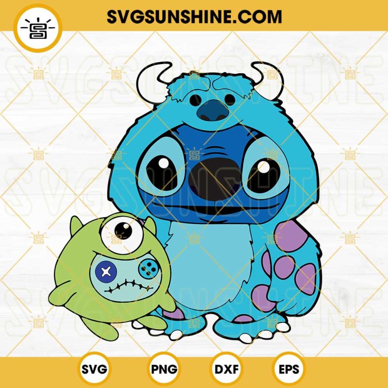 Stitch Monsters Inc SVG, Lilo And Stitch SVG, Monsters University SVG ...
