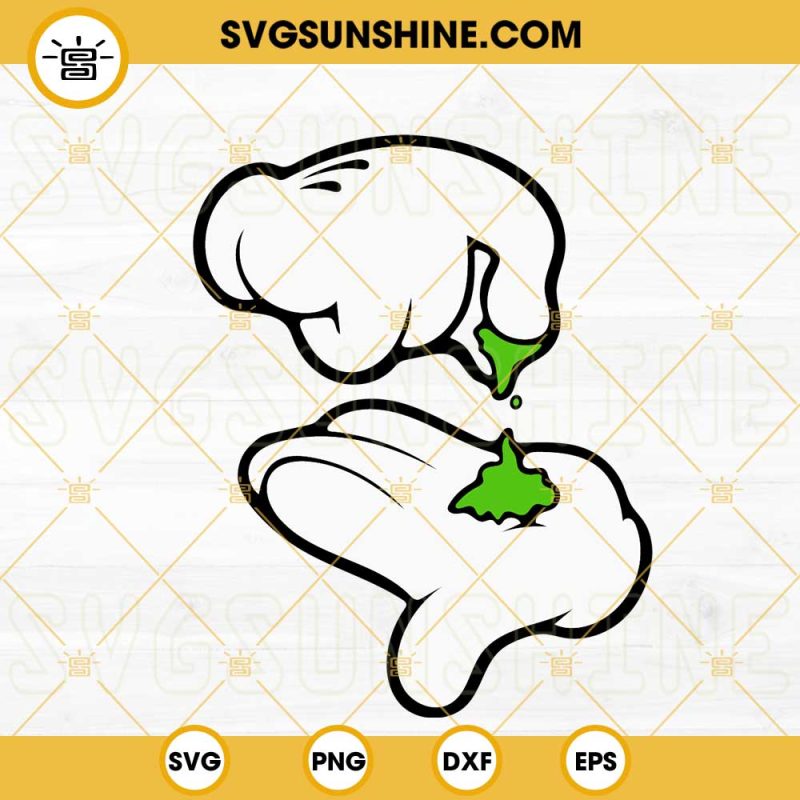 Gloves Mickey Mouse Weed SVG, Mickey Stoner SVG, Marijuana SVG, Happy ...