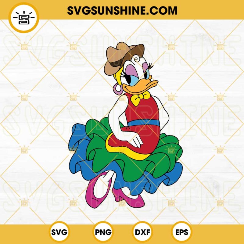 Daisy Duck Cinco De Mayo SVG, Mexican Fiesta SVG, Disney Happy Cinco De ...