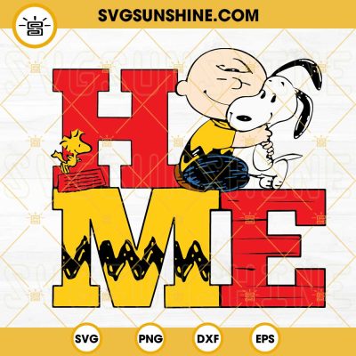 Snoopy Home SVG, Charlie Brown SVG, Snoopy SVG, Woodstock SVG PNG DXF ...