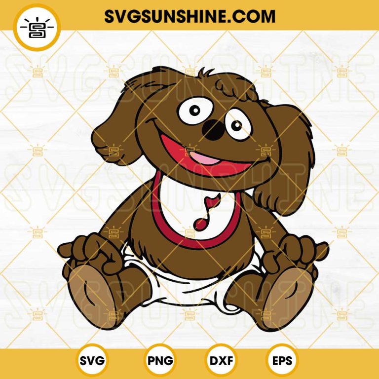 Rowlf The Dog Muppet SVG, Muppet Babies SVG, Disney SVG PNG DXF EPS ...