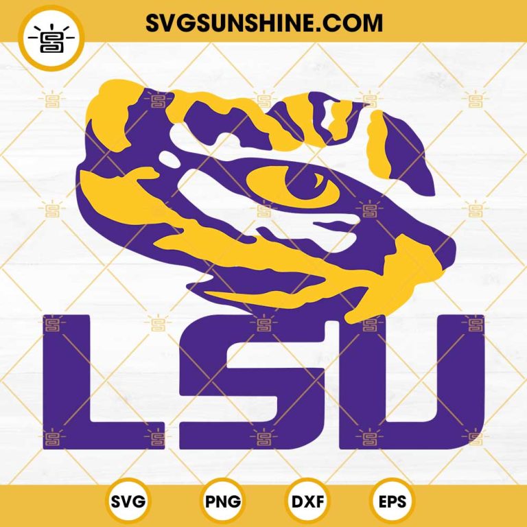 LSU Tigers Logo SVG, LSU Tigers SVG PNG DXF EPS Cricut