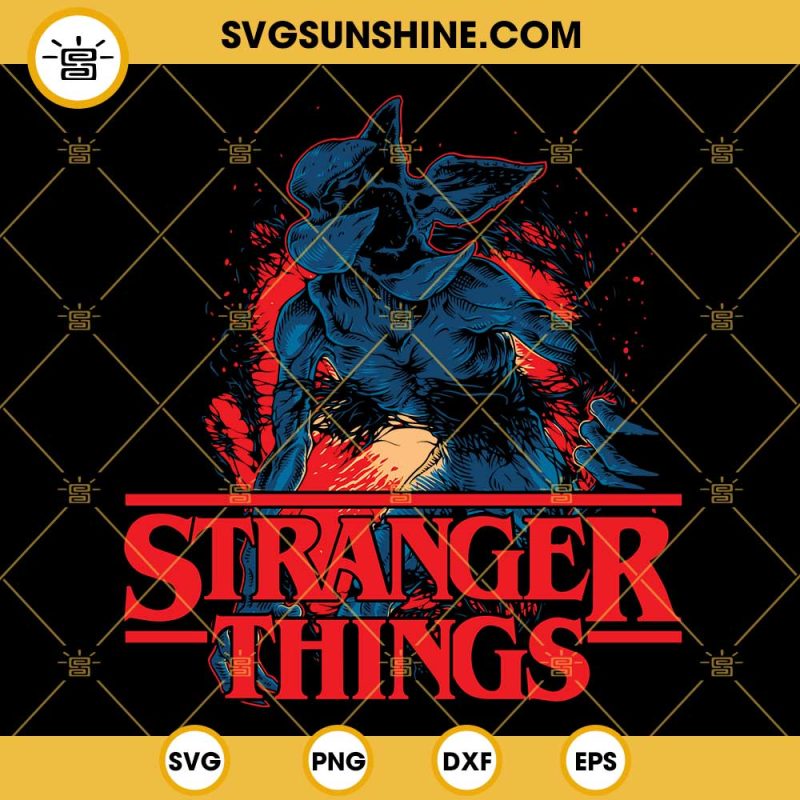 Demogorgon SVG Files, Stranger Things Netflix SVG PNG DXF EPS Cricut