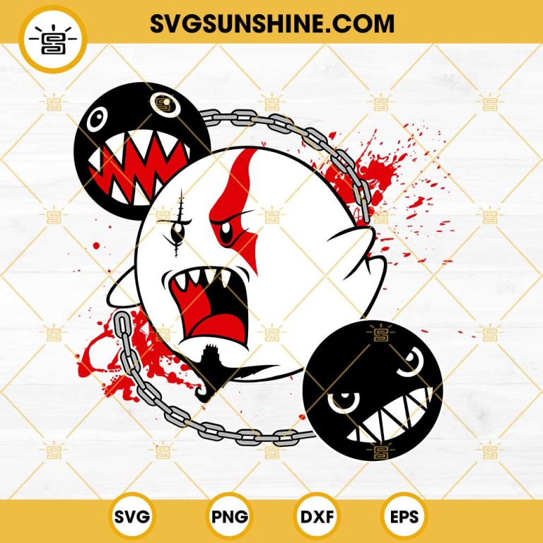 Fantasma Kratos Mario Bros SVG, Mario Bros SVG PNG DXF EPS Cricut