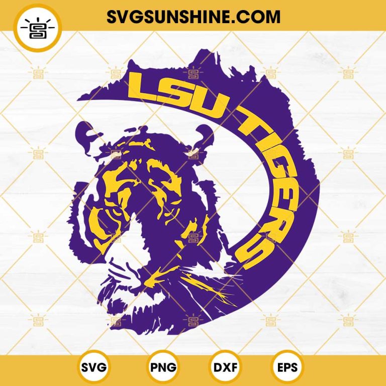 LSU Tigers SVG, LSU SVG PNG DXF EPS Cricut