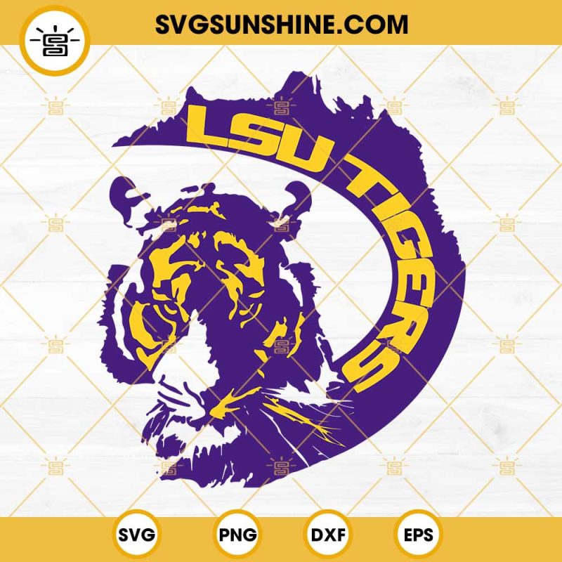 LSU Tigers SVG, LSU SVG PNG DXF EPS Cricut