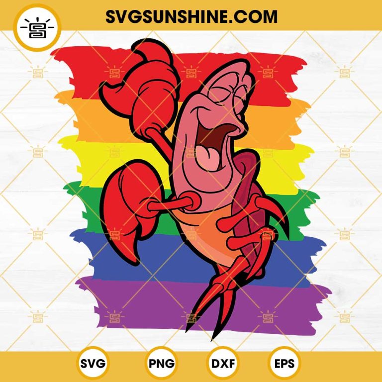 Sebastian Disney SVG, Sebastian LGBT SVG PNG DXF EPS Cricut