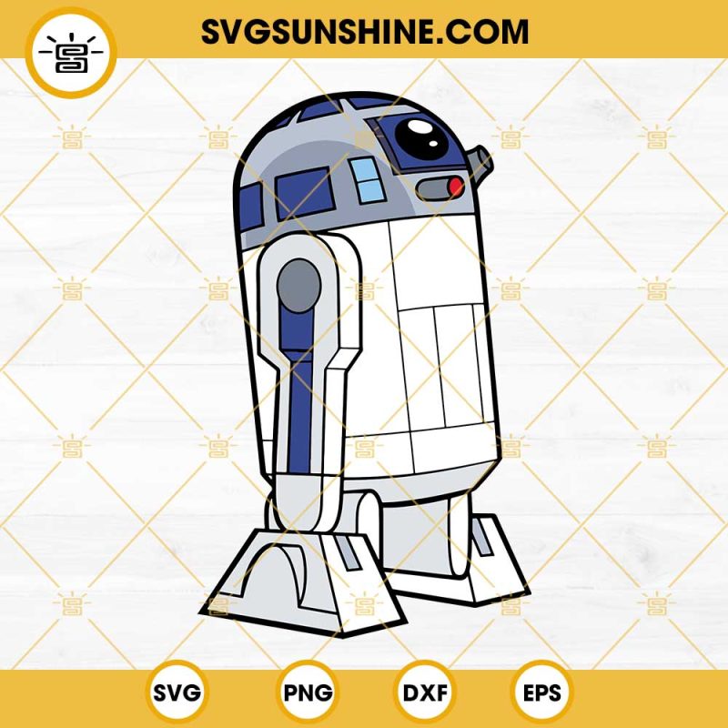 R2D2 SVG, Star Wars Movies SVG PNG DXF EPS Cricut