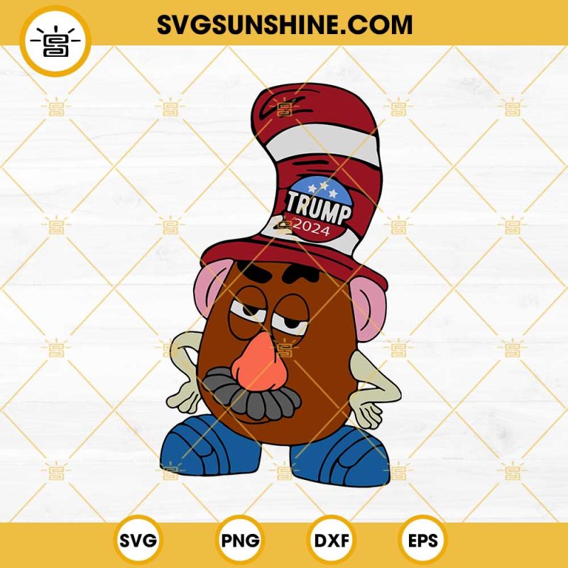 Mr Potato Head Trump 2024 SVG, Trump Make Great Again SVG PNG DXF EPS ...