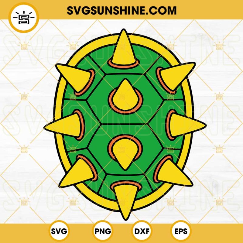 Bowser Shell SVG, King Koopa SVG, Cute Super Mario SVG PNG DXF EPS ...