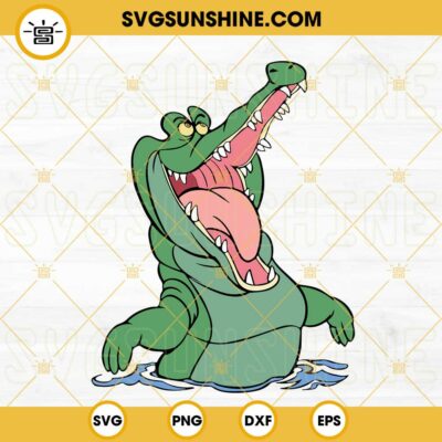 Tick Tock The Crocodile SVG, Peter Pan SVG, Disney Crocodile Character ...