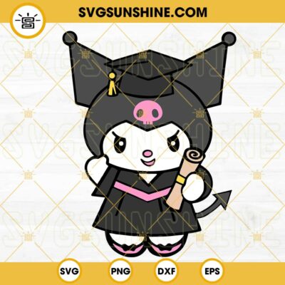 Kuromi Graduation SVG, Kuromi Senior Class 2023 SVG, Cute Sanrio Rabbit ...