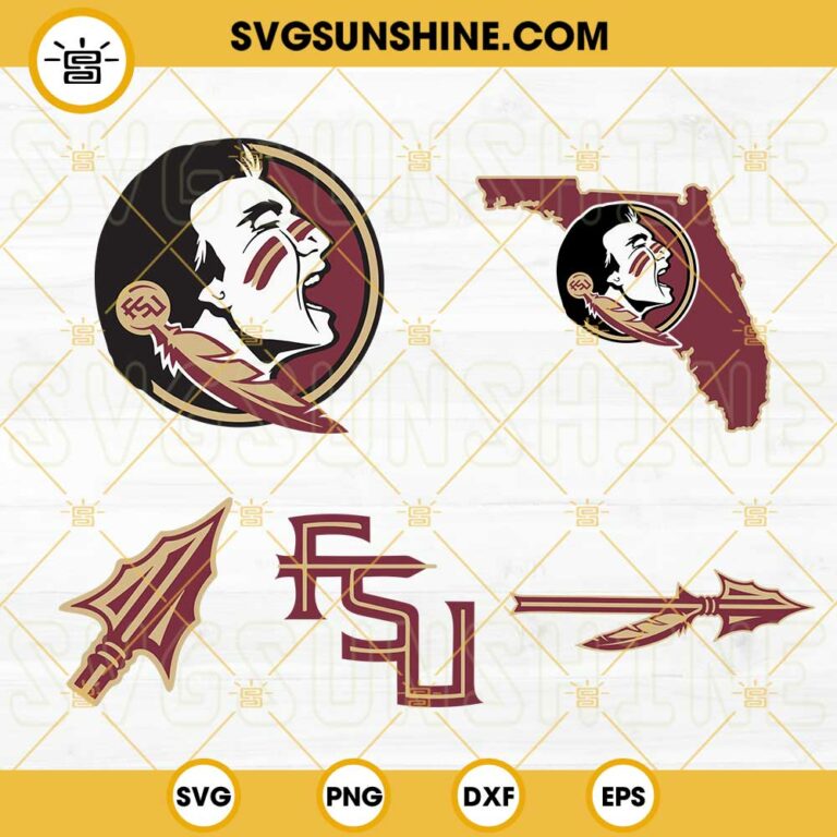 Florida State Seminoles Logo SVG Bundle, FSU Football SVG, Florida ...