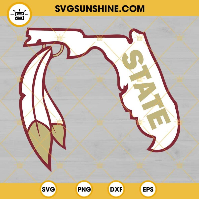 Florida State Seminoles FSU SVG, Florida State Seminoles Feather SVG