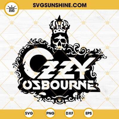 Ozzy Osbourne Logo SVG, Black Rain Album SVG, Heavy Metal Music SVG PNG ...