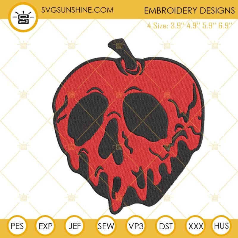 Poison Apple Embroidery Designs, Snow White And The Seven Dwarfs ...