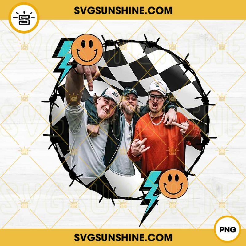 Morgan Wallen Checkered Pattern PNG, Smiley Face PNG, Country Music ...