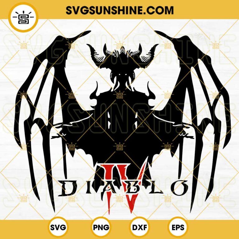 Diablo 4 SVG, Gamer SVG, Gaming SVG, Video Game 2023 SVG PNG DXF EPS Cricut