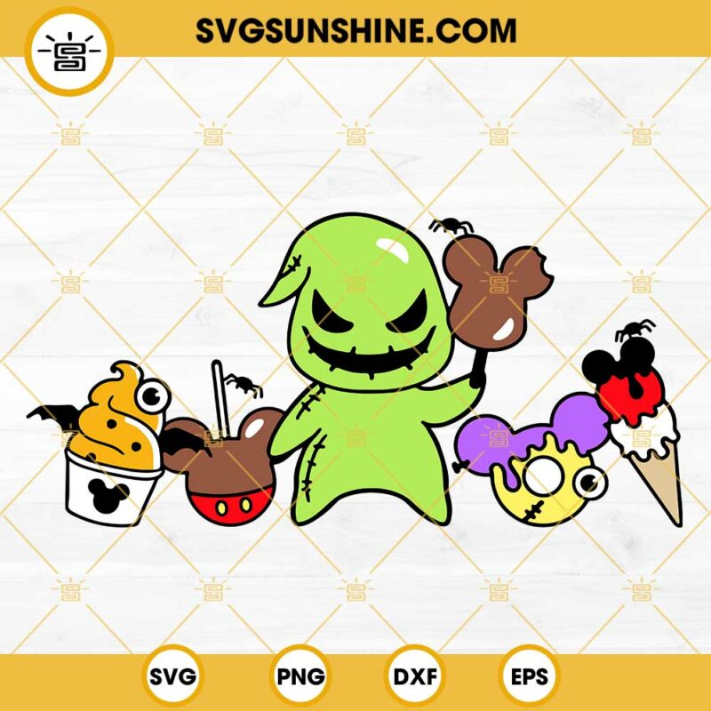 Oogie Boogie SVG, Baby Oogie Boogie Disney Snacks SVG, The Nightmare ...