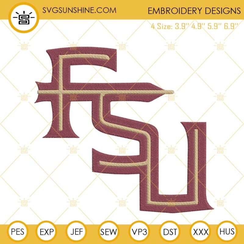 FSU Embroidery Designs, Florida State Seminoles Football Machine ...