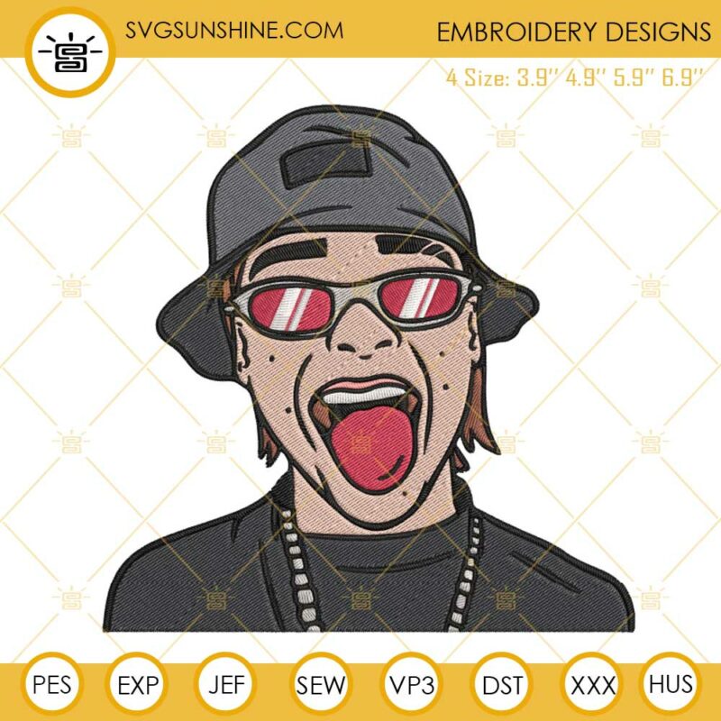 2PAC Embroidery Files, Tupac Shakur Embroidery Designs