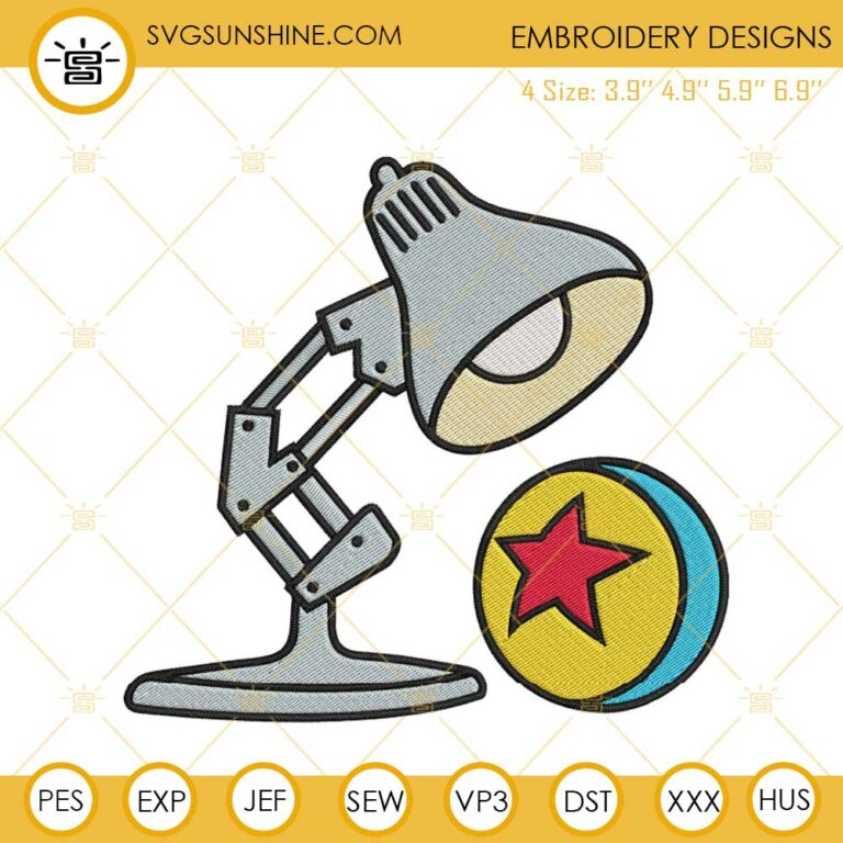 Pixar Lamp And Luxo Ball Embroidery Designs, Toy Story Machine ...