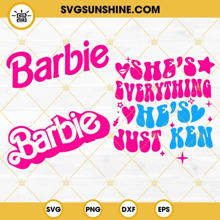 Barbie Squad SVG, Barbie Girl Party SVG PNG DXF EPS